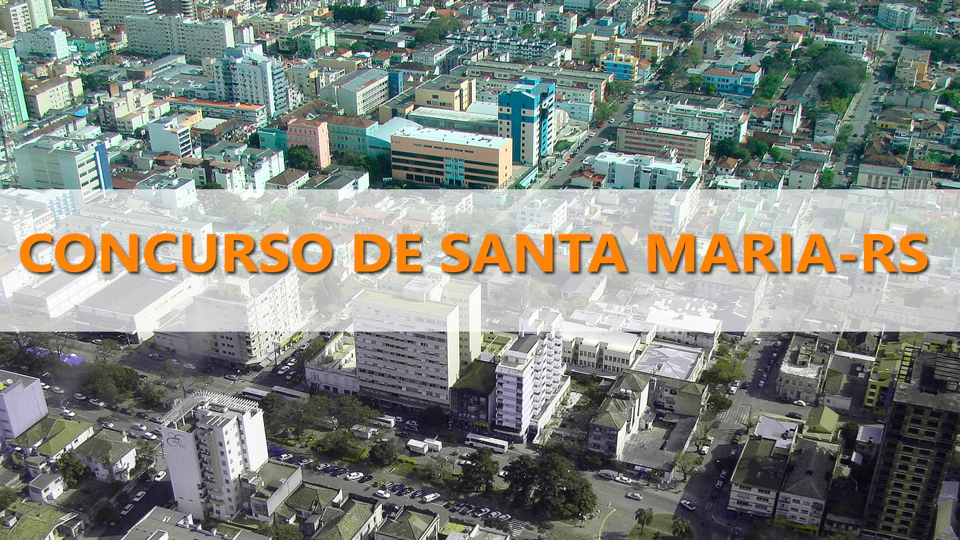 Concurso Prefeitura de Santa Maria-RS 2020 - Edital e Inscrição