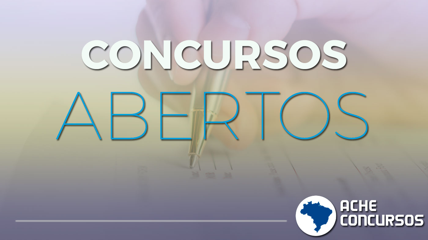 Concursos abertos: 40 órgãos abrem mais de 12 mil vagas nesta semana
