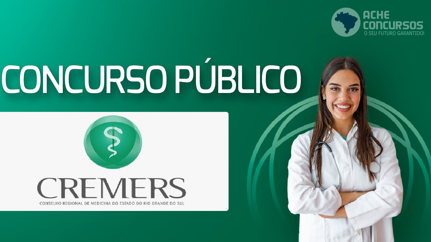 Concurso CREMERS 2023 é autorizado