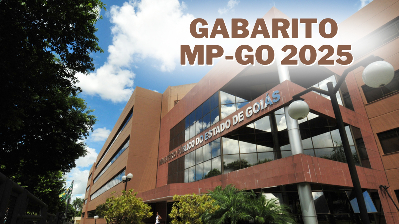 Gabarito MP-GO 2025 Secretário Auxiliar; veja quando sai