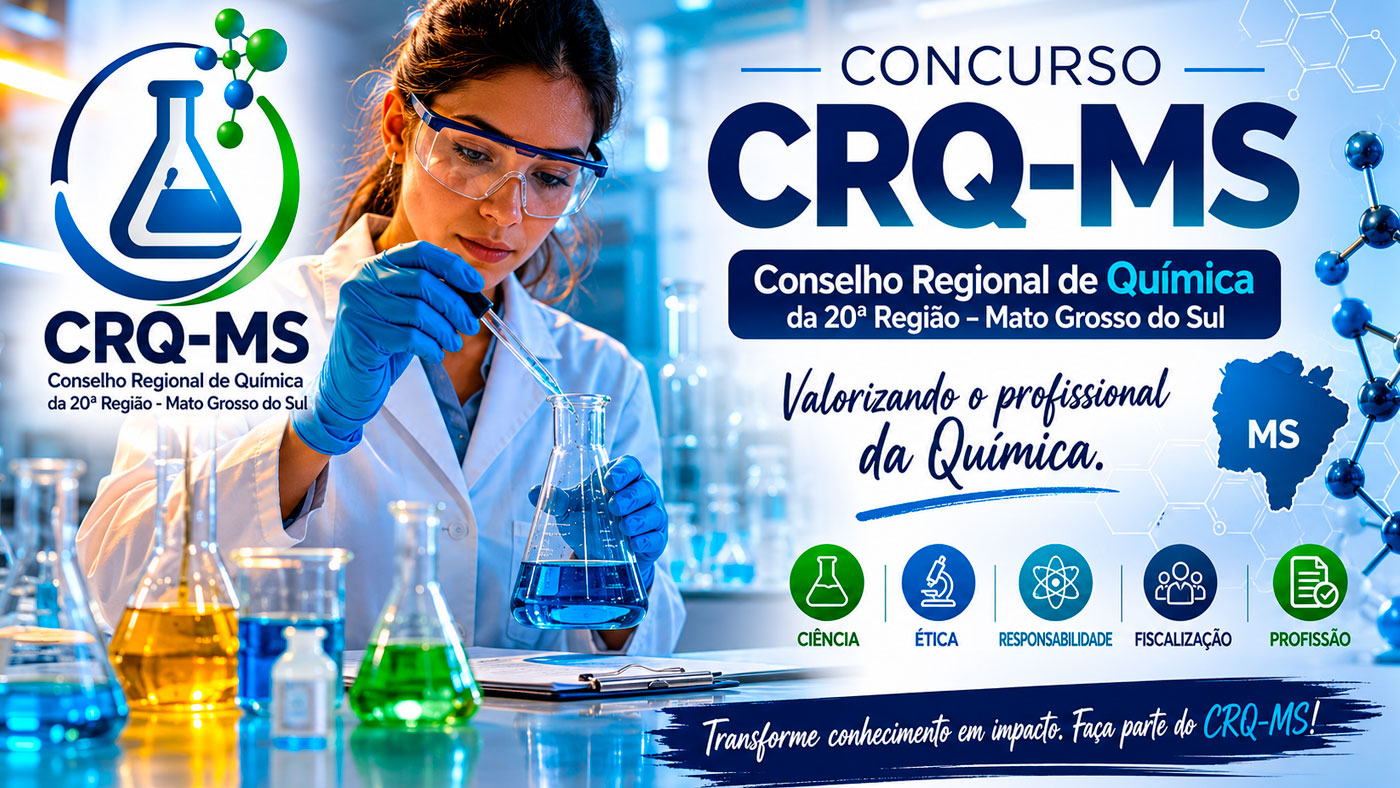 Concurso CRQ MS 2026: Edital e Inscrição