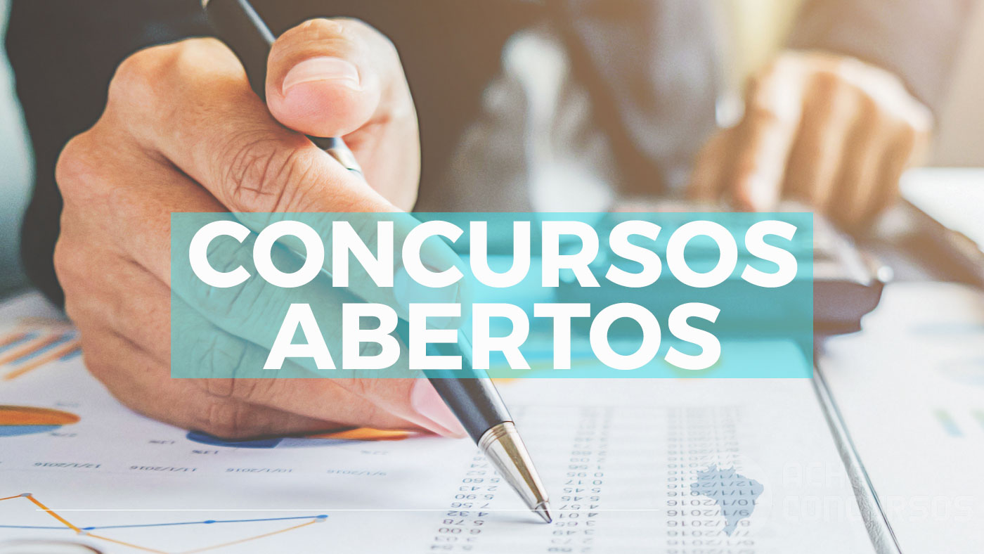 Concursos abertos: veja 41 órgãos que abrem inscrições na semana de 16 ...