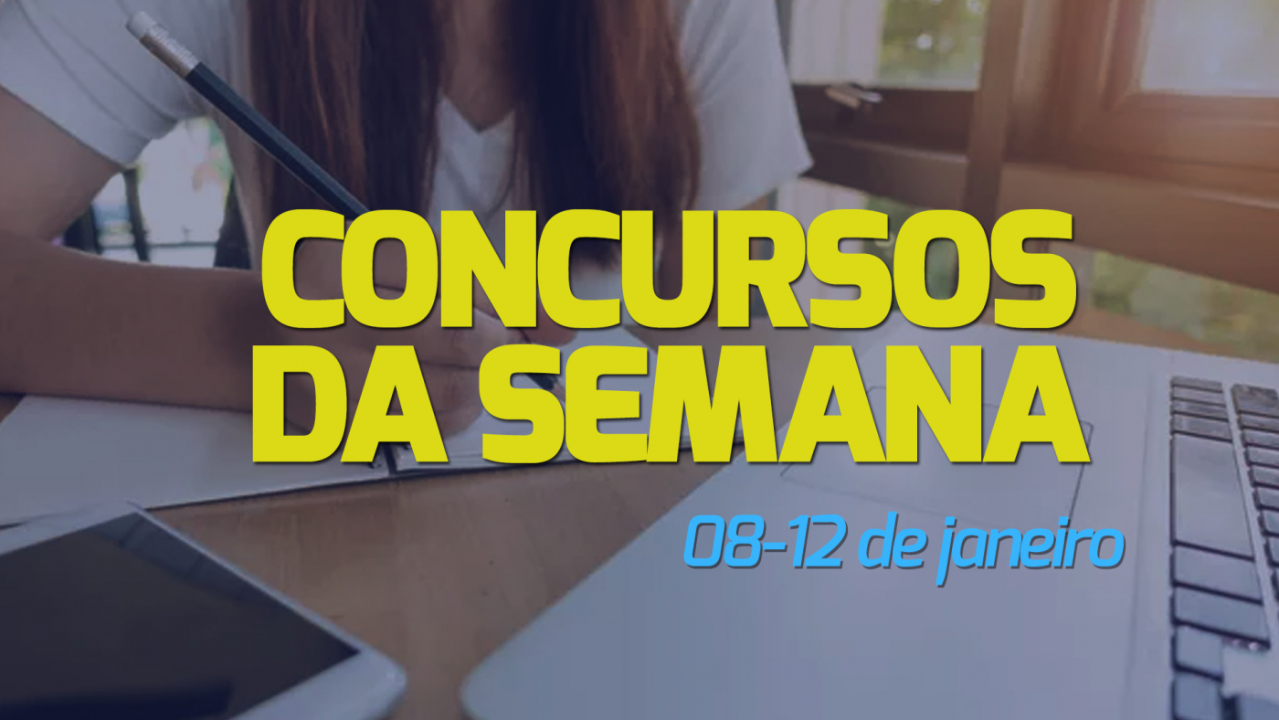 Concursos abertos: 81 órgãos abrem 11 mil vagas na segunda semana do ano