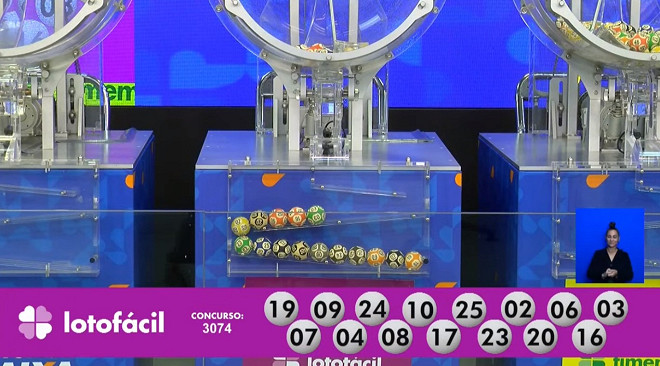 Lotofácil 3074: resultado e lista de ganhadores