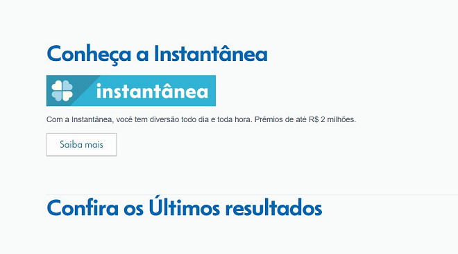 Caixa relança "raspadinha" com prêmios de até R$ 2 milhões